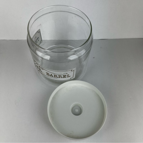 Pyrex | Kitchen | Vintage Pyrex Glass The Cracker Barrel Jar Snack ...